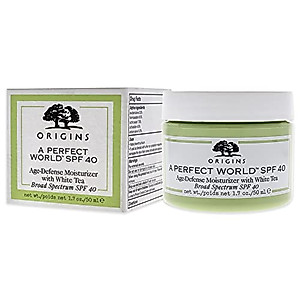 Origins A Perfect World SPF 40, Age-Defense Moisturizer With White Tea, 1.7 Fl Oz