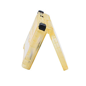 Meijunter Replacement Housing Shell Case for Gameboy Advance SP GBA SP Console(Transparent Clear Yellow)