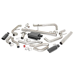 Rough Country Dual Cat-Back Exhaust for 2009-2014 F-150 2WD/4WD | V8-96010