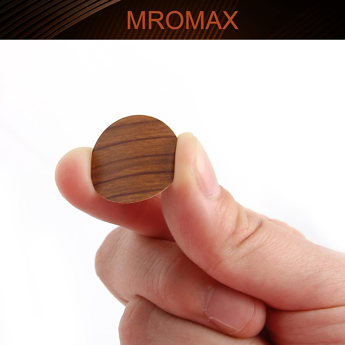MroMax PC-159 Screw Hole Covers Stickers 0.83" Dia PVC Self Adhesive Screw Hole Stickers for Furniture Decoration Cupboard Shelf Closet Bathroom Cabinet Bracket Wooden Wood 3 Sheet