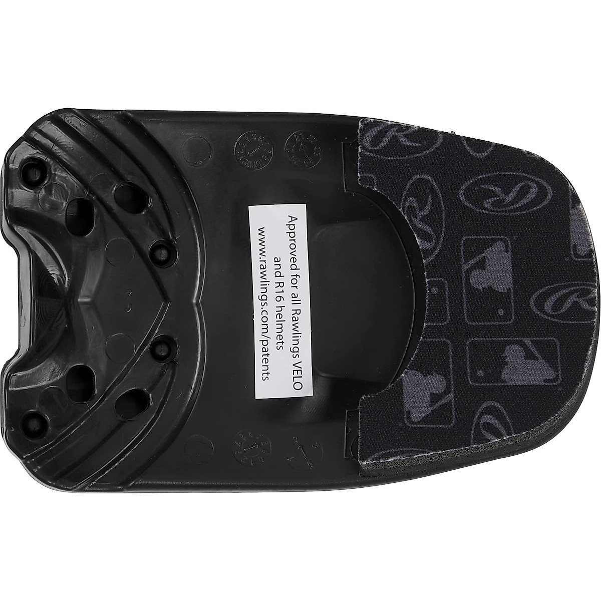 Rawlings | R16 Reversible Extension Piece | Reversible Face Guard | Fits R16 Series Helmets | Matte