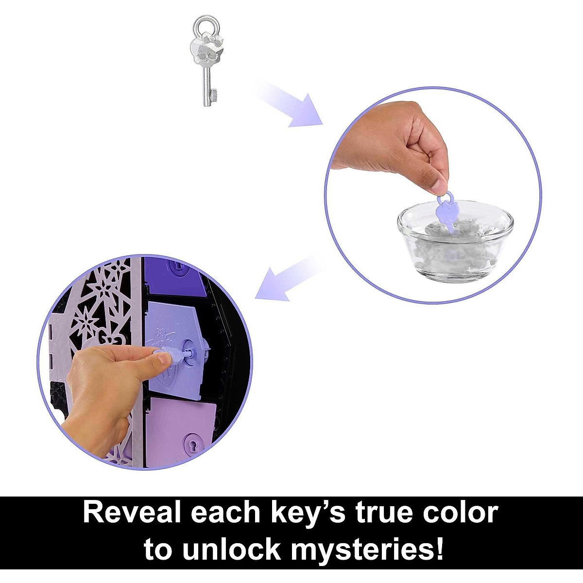 Monster High Skulltimate Secrets Fearidescent Series Doll & Accessories Set, Clawdeen Wolf with Dress-Up Locker & 19+ Surprises