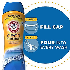 Arm & Hammer In-Wash Scent Booster, Purifying Waters, 24 oz, Pack of 4