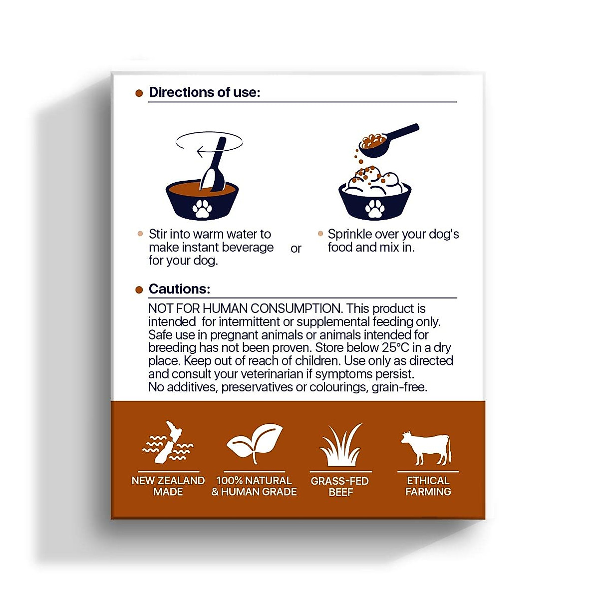 Kōrure Pets Beef Bone Broth Powder - All-Natural Dog Supplement for Bone Health and Digestion