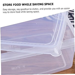 Anneome 6 Pack Fridge Storage Boxes Multi-function Fridge Organizer Reusable Food Containers for Daily Use