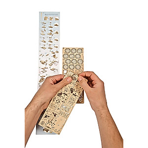 UGEARS Science STEM Mars Rover, DIY Engineering Activity, STEAM School Project, Mechanical Wooden Puzzle, Eco Building 3D Toy, Educational Gift for Kids & Teen, Boy Girl, Self-Assembly Craft Kit