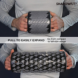 Shadowfit Foam Roller Equipment for Sore Muscle, Tissues ∣ Massage Rollers for Maximum Tension Relief ∣ High Density Foam for Deep Tissue Pain Relief, Thigh, Arms (Gray)