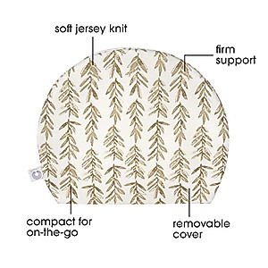 Boppy Pregnancy Pillow Wedge with Cover, Taupe, Belly Support Maternity Wedge, Firm Pregnancy Wedge Pillow for Pregnancy from Boppy Line of Pregnancy Pillows for Sleeping, Pregnancy Must Have