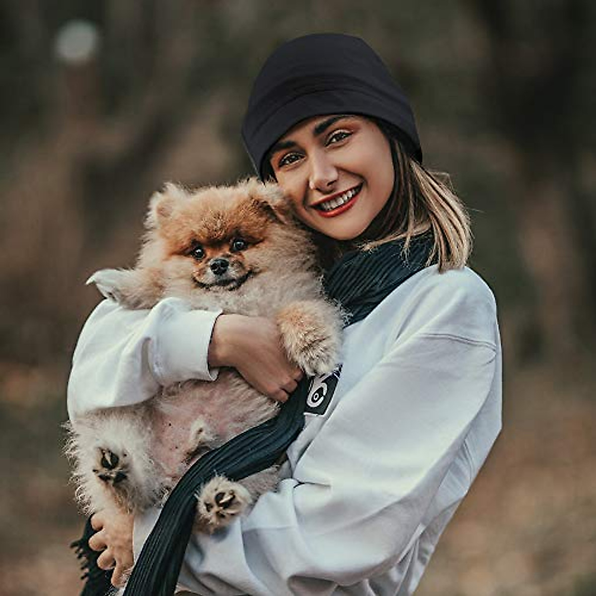 Sleep Cap for Long Braid Girl Satin Lined Adjustable