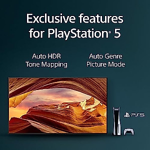 Sony 65 Inch 4K Ultra HD TV X77L Series: LED Smart Google TV KD65X77L- 2023 Model, Black