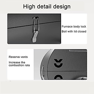 grilling and Frying 2-in-1 double-sided outdoor Charcoal grill ， portable bbq grill with lid ，camping grill，mini grill，table top charcoal grills (white no Frying pan)