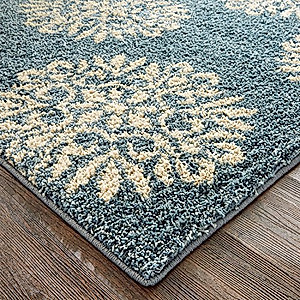 Mohawk Home Exploded Medallions Ornamental Area Rug, 8'x10', Blue