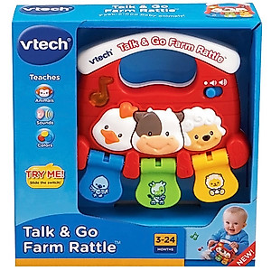 VTech Talk & Go Farm Rattle Red