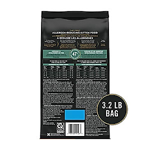 Purina Pro Plan LiveClear Dry Cat Food for Kittens Chicken & Rice Formula - 3.2 lb. Bag