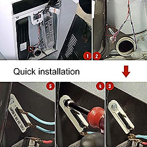HXMLS 3392519 Dryer Thermal Fuse (3 Pack) Replacement for Whirlpool WP3392519 Replaces Part # AP6008325 3388651 694511