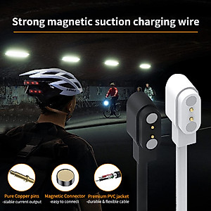 E ECSEM Charging Cable Compatible with LIVALL BH51M/MT1/BH60SE/BH51T/BH50T/BH50M/BH62 Smart Bike Helmet,Replacement Charger for LIVALL MT1 Cable Accessory