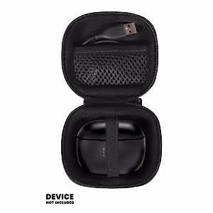 Alltravel Earbuds Case for JBL Tune 125TWS True Wireless in-Ear Headphones (Black)