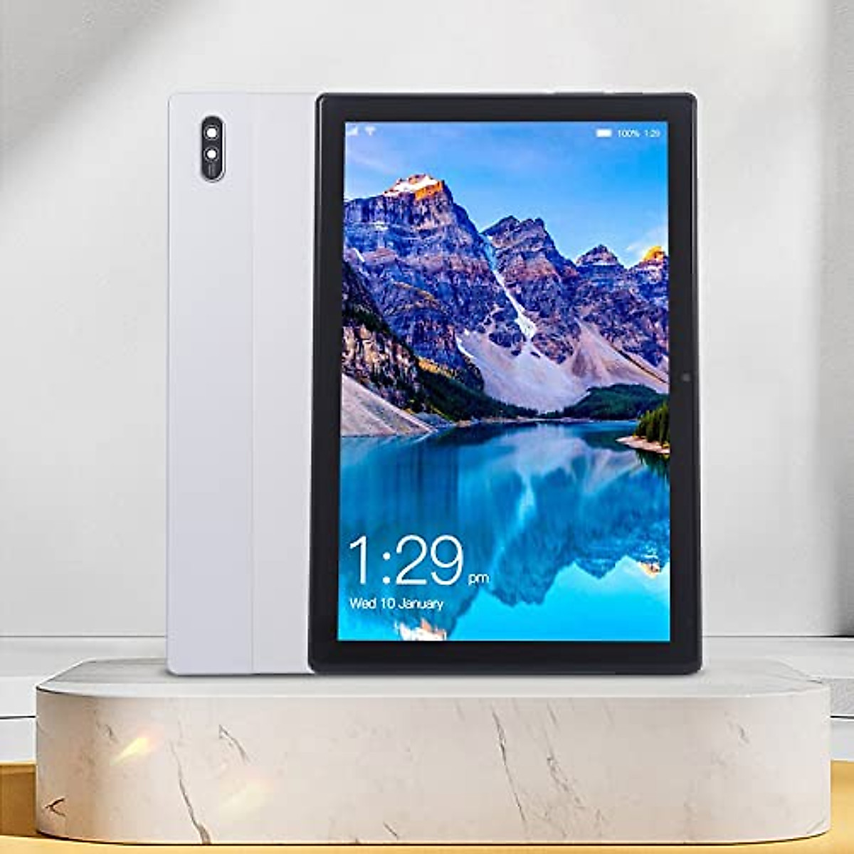 Android 10.0 Tablet, 10 inch Smart Tablet 4+32GB ROM 8 Core WiFi 0.3MP+2MP Dual Camera Game Tablet Best for Adults Working Childrens School Learning Birthday Gift