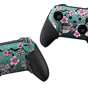 DreamController Cherry Blossom X-box Elite Controller Series 2 Limited Edition Custom Elite Series 2 Controller for X-box One/Series X/S. with Advanced Hydro-Dip Paint Technology (Not Just a Skin)
