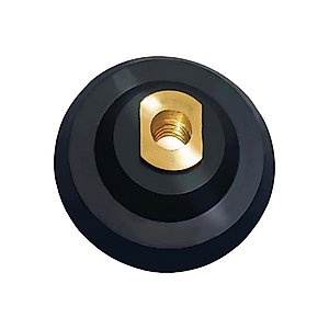 ComeFloor Rubber Backer Pad 6 Inch Hook and Loop Rubber Backing Pad for Angle Grinder, Hand Grinder - Arbor 5/8"-11 6"