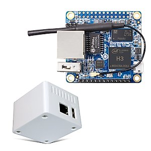 Orange Pi Zero LTS 512MB DDR3 AllWinner H3 Quad-Core A7 Single Board Computer, WiFi Support, Open Source Development Board Microcontroller Mini PC Run Android/Lubuntu/Debian (Zero LTS+Case)