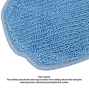 EVGATSAUTO Robot Vacuum Brush Filter Parts, Premium Fiber Robotic Vacuum Cleaner Accessories Kit Mop Cloth Side Brush Filter Parts Replacement for BR150 BR151
