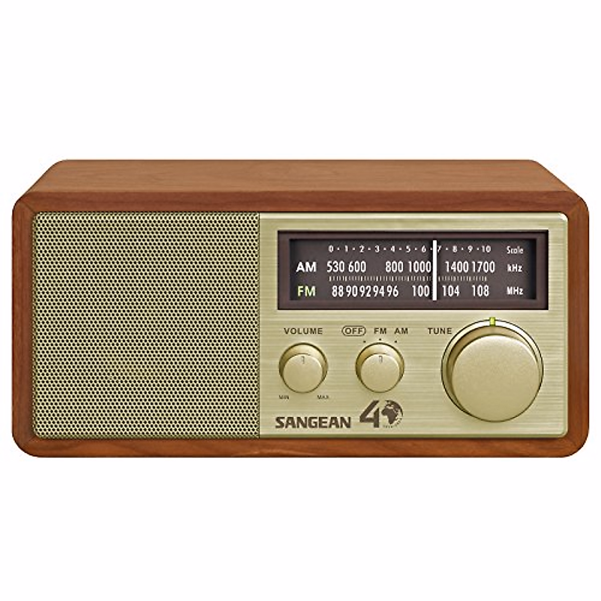 Sangean WR-11SE AM/FM Table Top Radio 40th Anniversary Edition Walnut