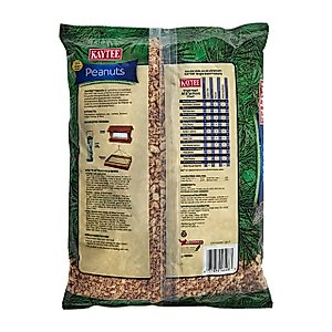 Kaytee Shelled Peanuts For Woodpeckers, Nuthatches, Jays, Towhees, Cardinals, Indigo Buntings & Other Wild Birds, 5 Pound