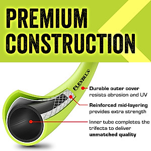 Flexzilla Garden Hose 5/8 in. x 100 ft., Heavy Duty, Lightweight, Drinking Water Safe, ZillaGreen - HFZG5100YW-E