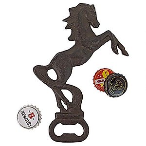Design Toscano Wild Stallion Horse Cast Iron Bottle Opener