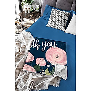 Anomadassi Hope Faith Prayer Bible–Isaiah 41:10 Blanket,Flannel Throw Blanket Ultra Soft Micro Lightweight Flannel Blanket Bed Couch Living Room 50"x40" Small for Kid