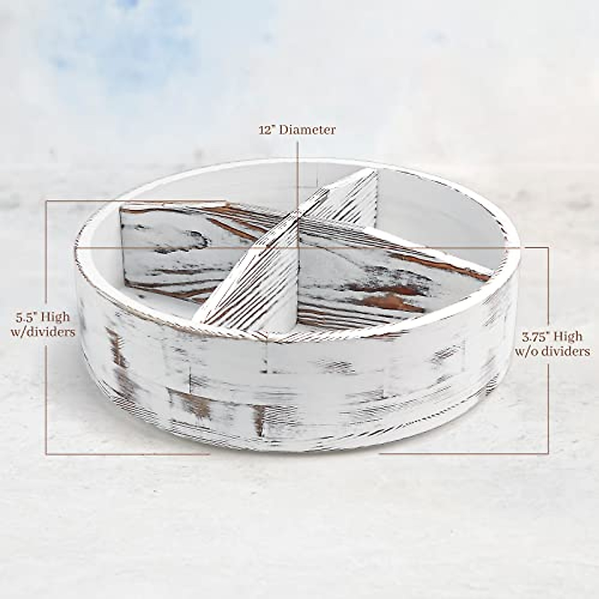 Toilet Paper Holder and 12 Inch Lazy Susan Organizer