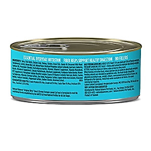 Natural Balance Ultra Premium Wet Canned Food for Kittens to Adult Cats Protein Choices Include Chicken & Liver Chicken, Turkey, Ocean Fish, Salmon or Tuna 5.5 Ounce (Pack of 24)