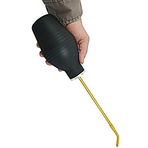 Dr. Killigan's The Insect Buster - Bulb Duster, Sprayer, Applicator, Dispenser for Diatomaceous Earth and Other Powders - a Non-Toxic, Natural and Safe Tool - Large (14oz)