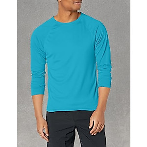Kanu Surf Men's Standard Long-Sleeve Rashguard, Blue, XX-Large
