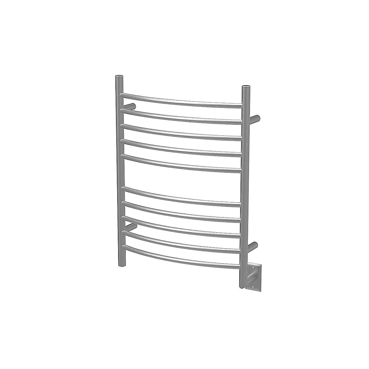 TOYEEKA Towel Warmer Wall Mounted 10 Bar Hardwired Curved Towel Electric Warm Bath Towel Heater