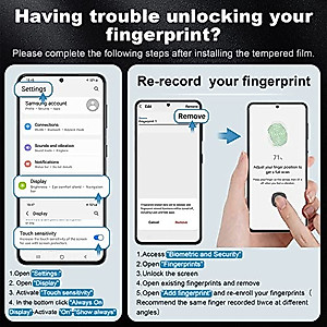 LYWHL for Samsung Galaxy S23 Screen Protector, 3 Pack Tempered Glass 9H Hardness Case Friendly HD Clear Film + 3 Pack Camera Lens Glass Protector for Galaxy S23 [Compatible Fingerprint]