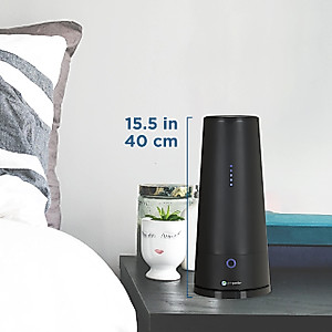 Guardian Technologies Guardian Table-Top Air Purifier & Sanitizer for Pets, Cooking, Laundry, Diapers, Room, Air Freshener for Small Rooms, Black