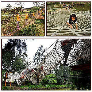 MAGFYLY Banister Guard net Outdoor Playground Protection net, Children's Stair Safety nets Garden Decoration net Isolation Rope net Nylon Braided Rope net Hammock Swing, Mesh 8cm (Size : 12m)