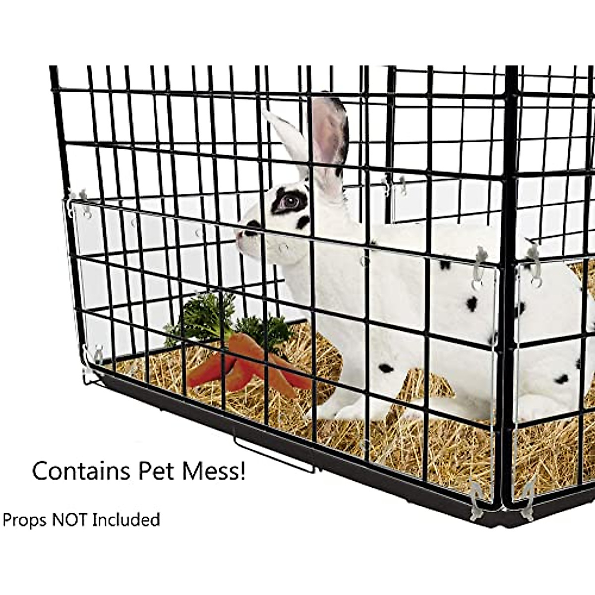 Marketing Holders Cage Siding Edge Liner 14" x 4.5" Pack of 4 Flexible and Pliable Habitat Shields Hang Horizontal or Vertical Pet Rabbit Hamster Sugar Glider Squirrel Guinea Pig Urine Guard