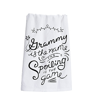 18th Street Gifts Grammy Gift Set, 3 Item Kitchen Decor Set with 2 Dish Towels and Promoted to Grammy Sign