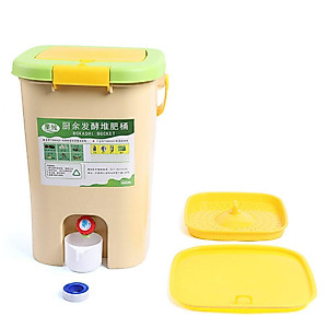 21L Indoor Composter Compost Bin, Upthehill Food Recycler and Kitchen Compost Container Composting Waste Bin for Kitchen
