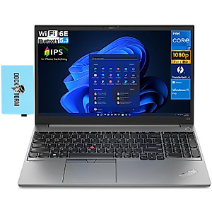 Lenovo ThinkPad E16 Gen 1 School & Business Laptop 16.0" IPS WUXGA (Intel i7-1355U, 16GB RAM, 512GB SSD, Backlit KYB, FP Reader, Thunderbolt 4, WiFi 6, W11P) w/DKZ USB Port Expander
