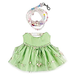 Rabbit Leash and Harness Set, Pet Rabbit Dress with Leash Breathable Small Animal Harness Vest Escape Proof Small Animals Bunny Harness and Leash Pet Costume for Rabbit