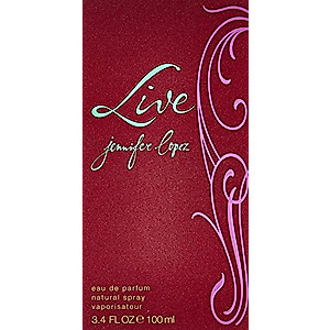 Jennifer Lopez Live Eau de Parfum Spray, 3.4 Fluid Ounce