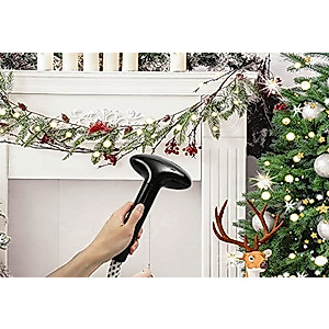 Kate 10×8ft (3×2.5m) Bokeh Bohemia Christmas Tree Photo Backdrop White Fireplace Brick Wall Xmas Photography Background for Christmas Studio Props