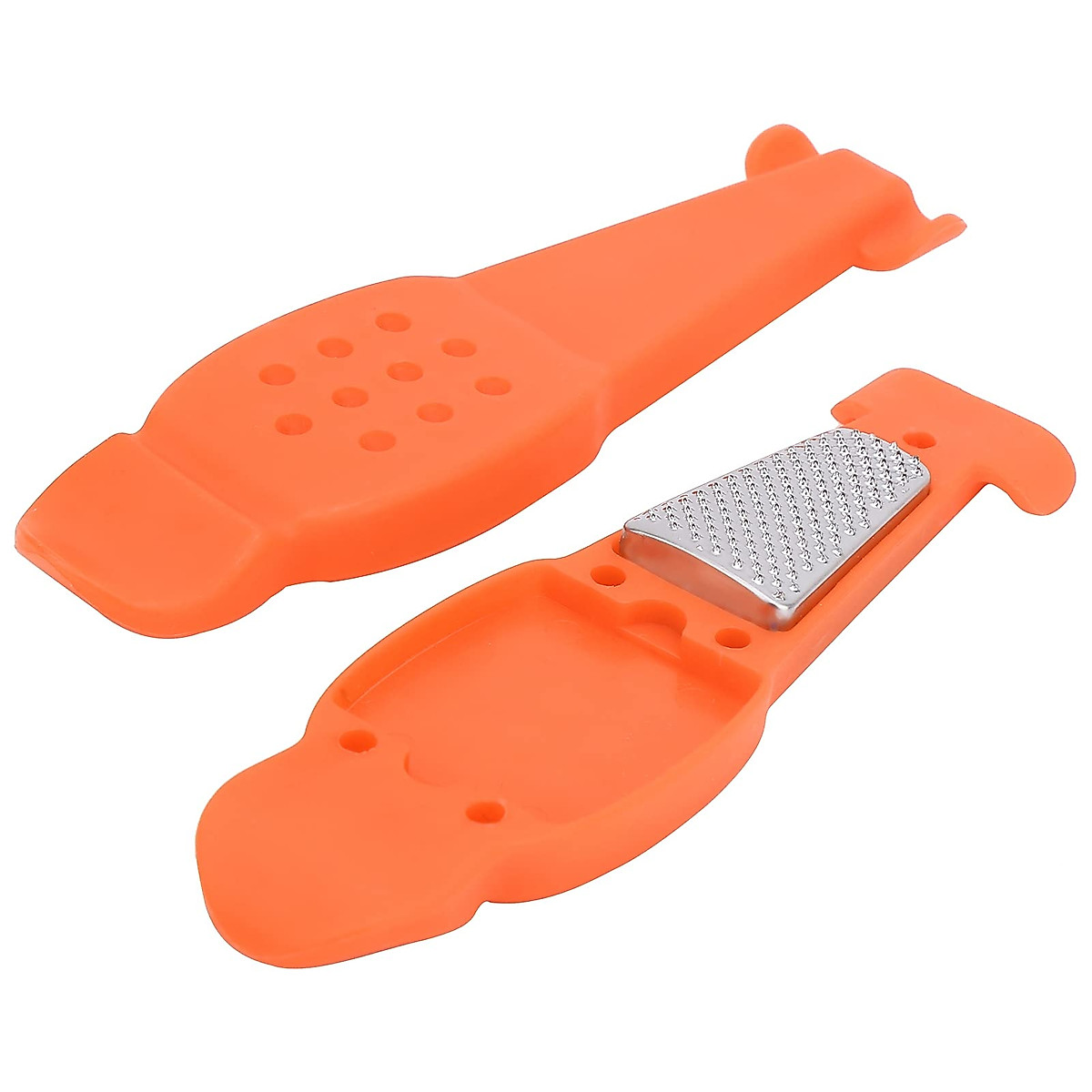 BORDSTRACT Bike Tire Lever, Pocket Multifunction Bike Tire Repair Tool, Tire Lever and Rasp, for Road Bike, Mountain Bike Emergency Tire Repair(Orange)