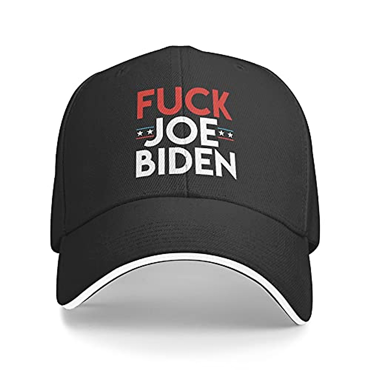 Fuck Joe Biden Anti Joe Biden Plain Baseball Cap Adjustable Dad Hats Gift for Men Women Outdoor Activities Black
