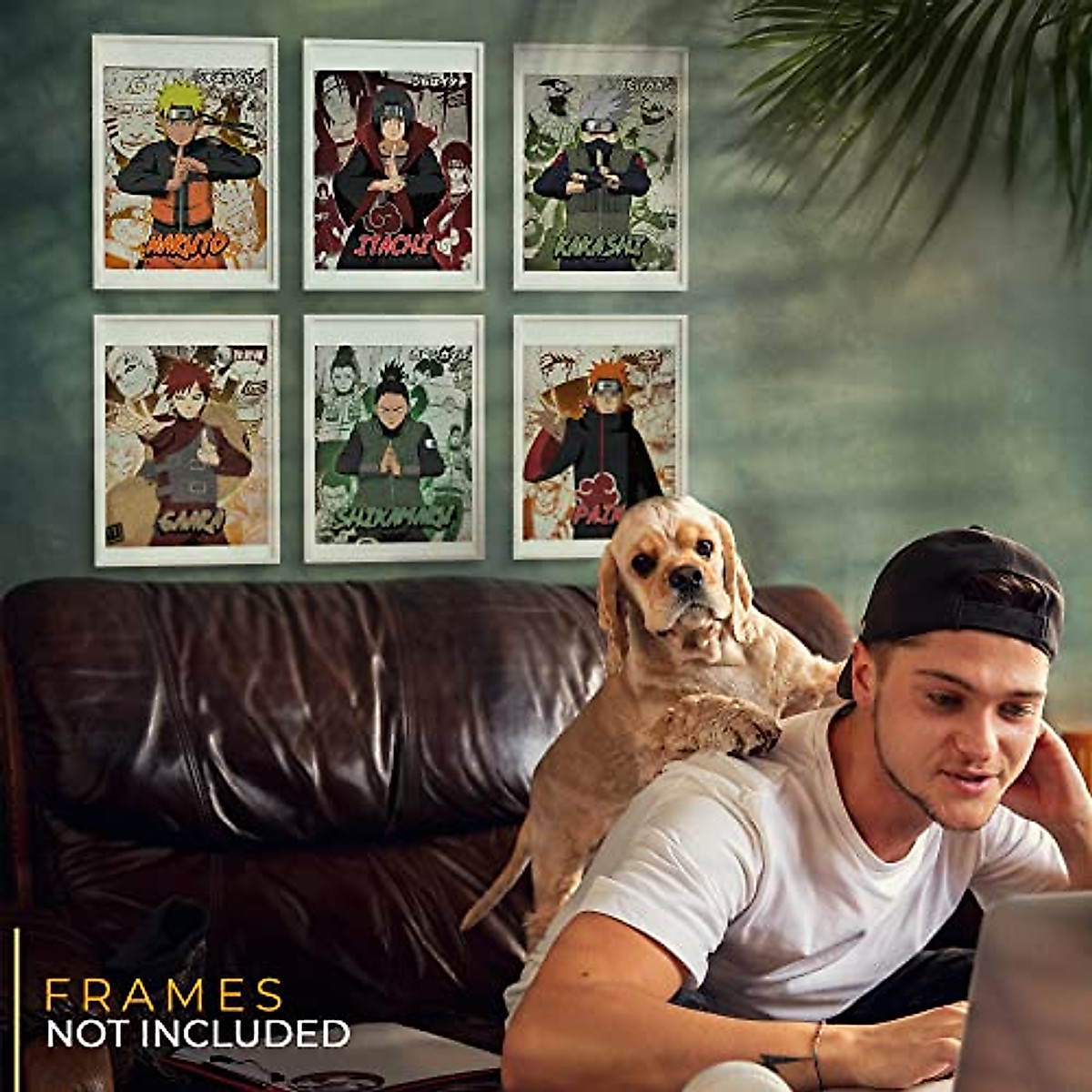 Naruto Posters for Bedroom - 8x10 Anime Wall Art - Itachi & More