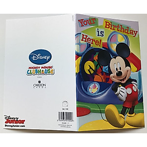 mickey mouse your birthday is here! happy birthday card